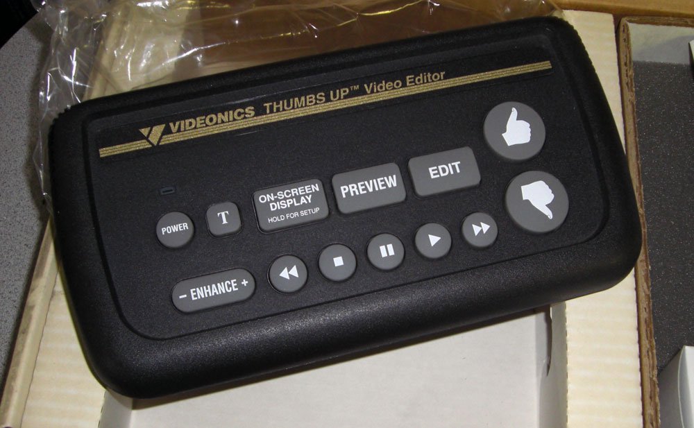 Videonics TU-1 Thumbs Up Home Video Editor Deck