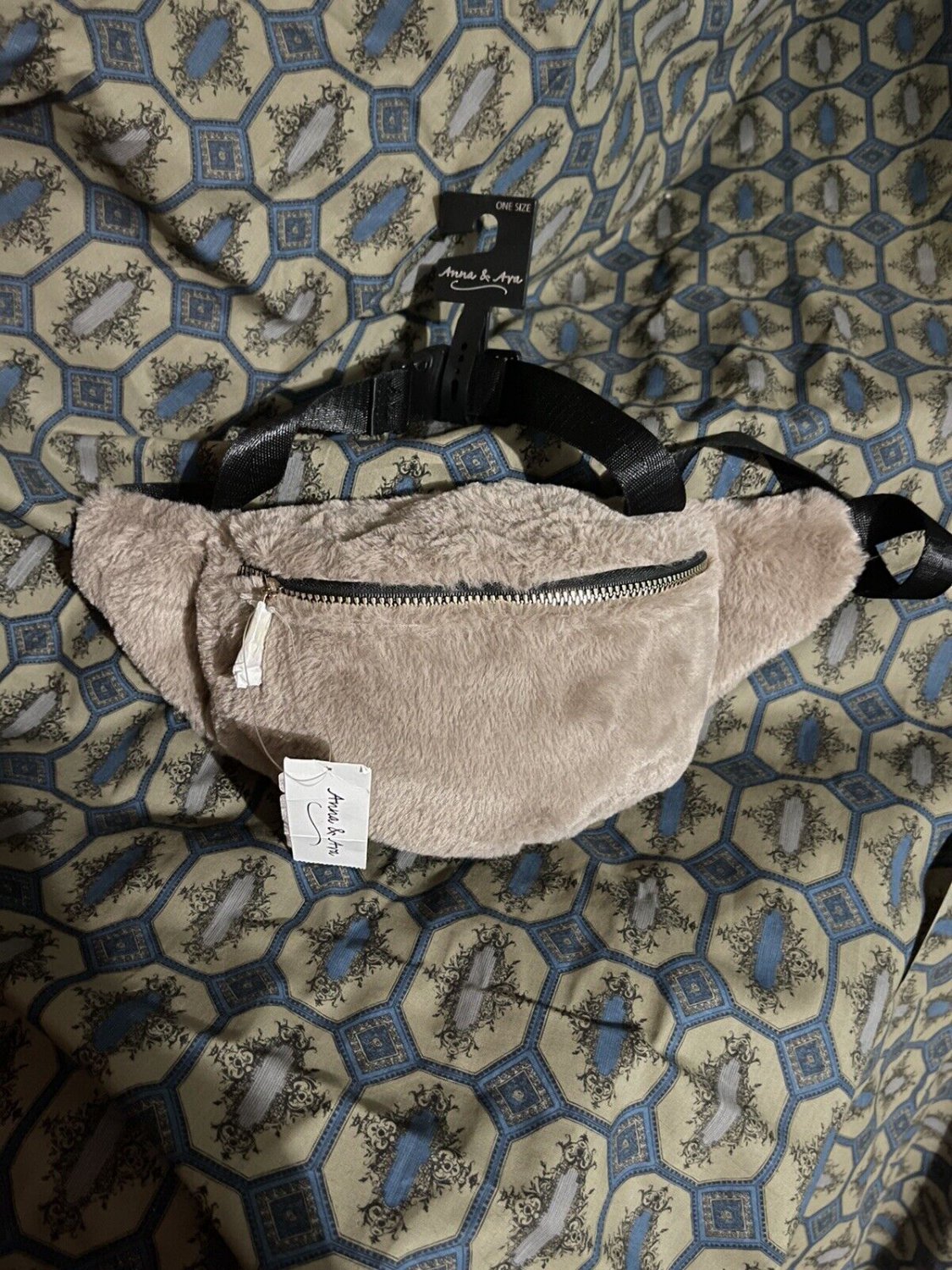 Anna Ava Furry Fanny Pack Crossbody