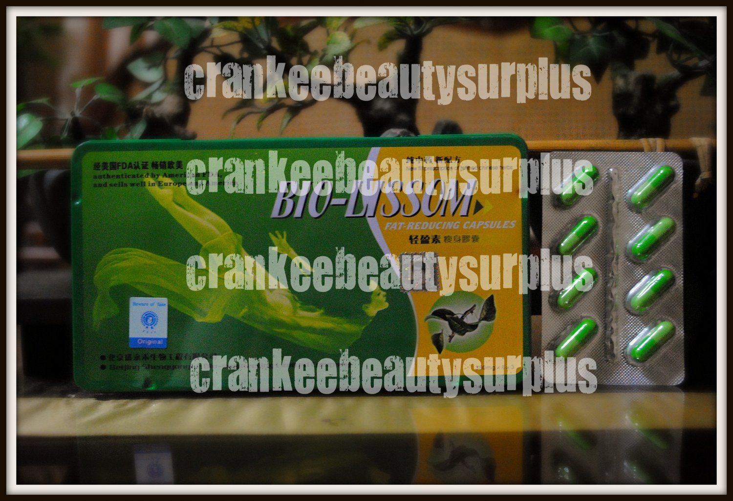 10 TINCANS BIO-LISSOM Fat Reducing Capsules Free Worldwide Shipping!!!