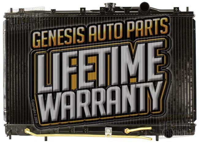 92 1993 Eagle Summit Radiator 1.8L L4 110