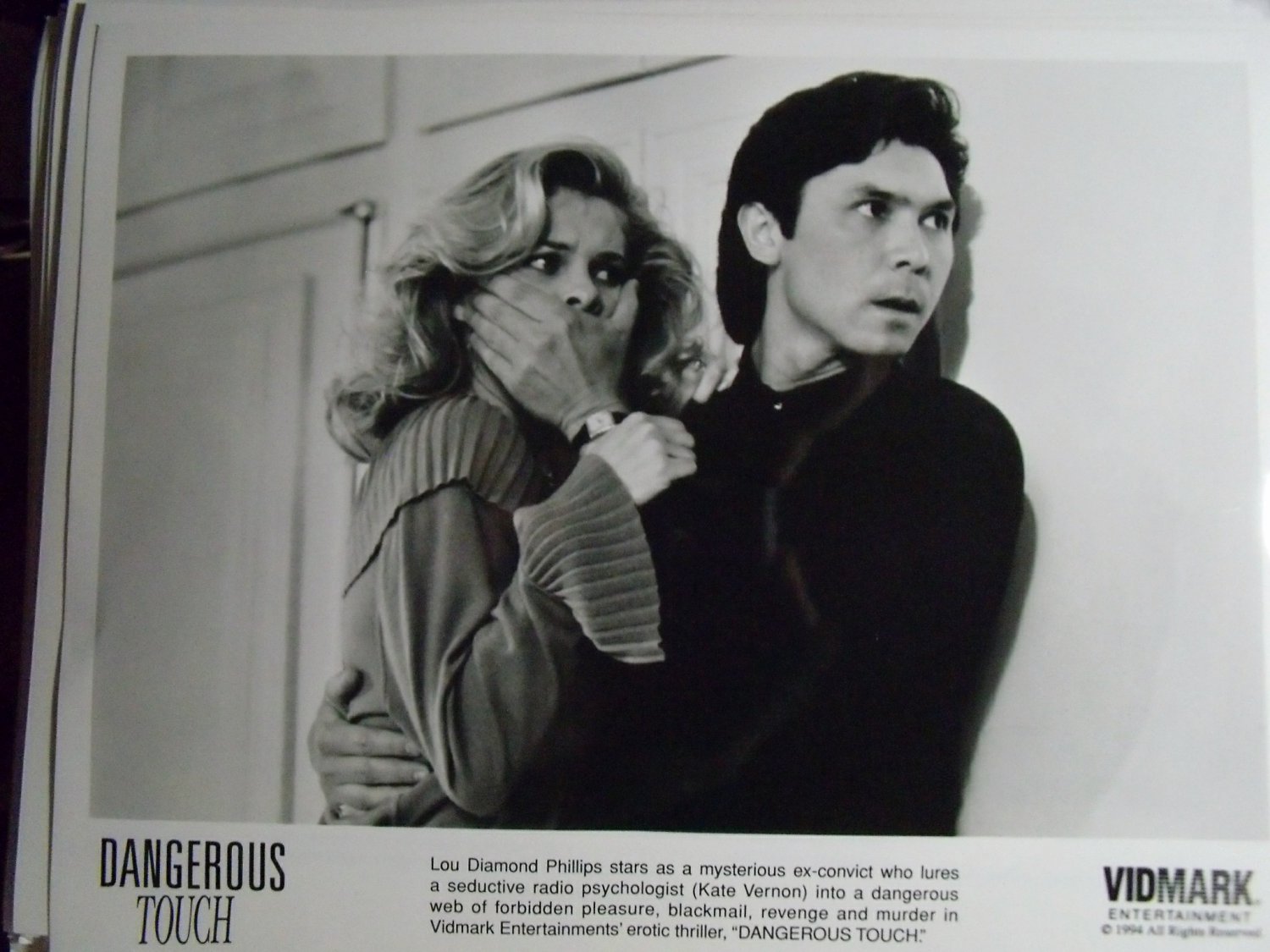 Dangerous Touch 1994 photo 8x10 Kate Vernon Lou Diamond Phillips