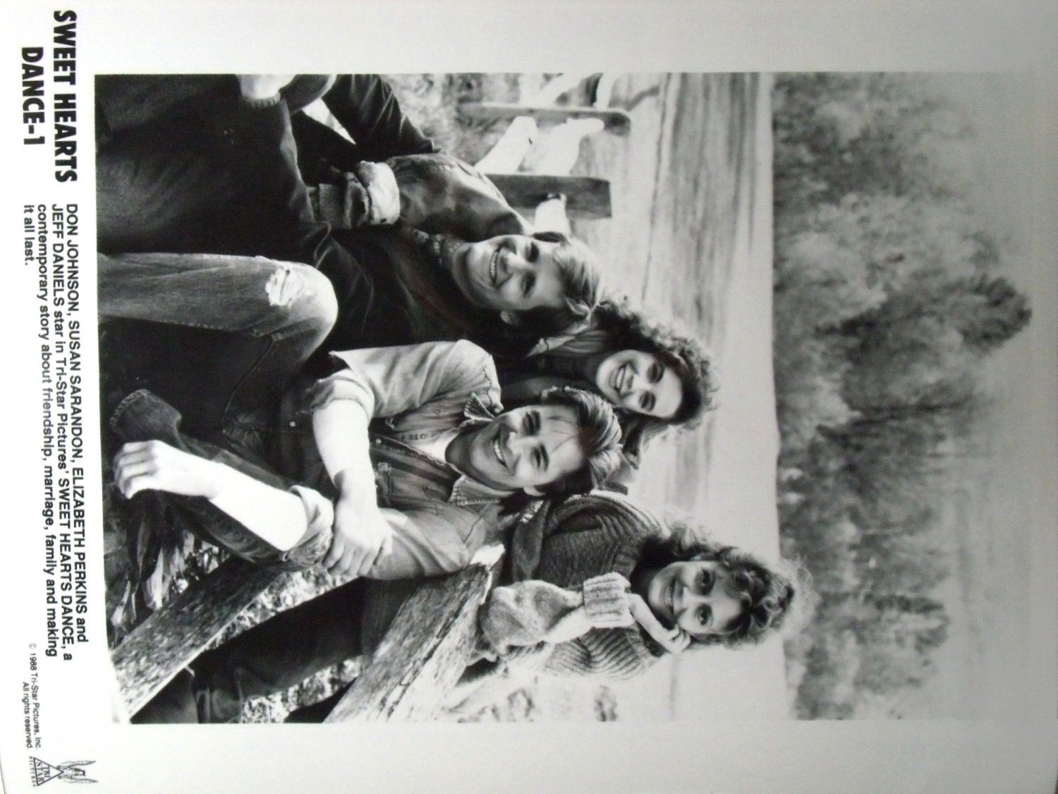 Sweet Hearts Dance 1988 Photo 8x10 Elizabeth Perkins Susan Sarandon Don Johnson Sweet Hearts Dance 1