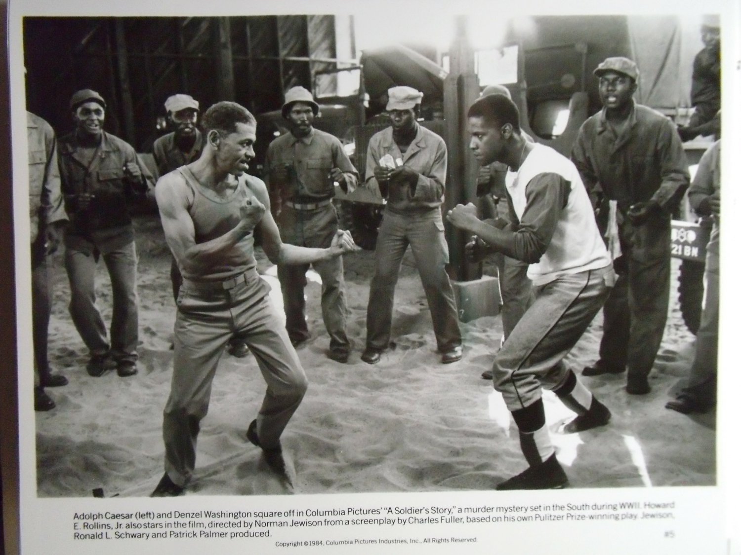 A Soldier's Story 1984 photo 8x10 Denzel Washington Adolf Caesar 5