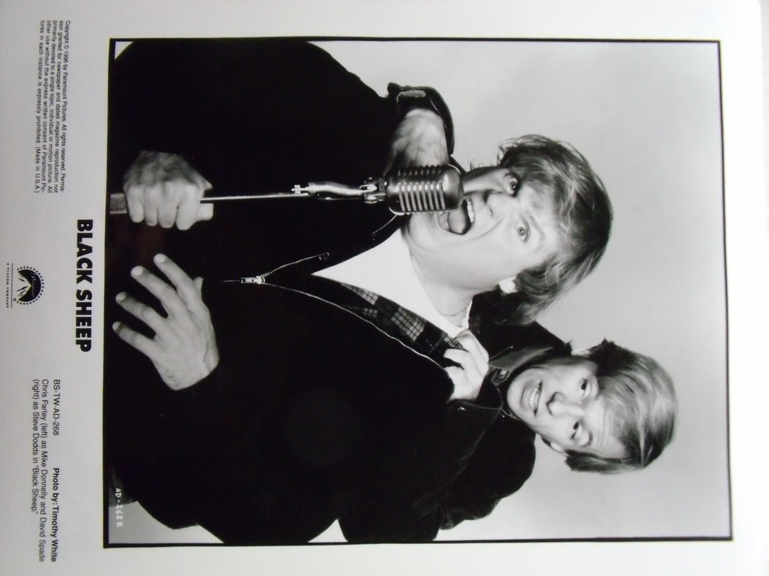 Black Sheep 1996 photo 8x10 chris farley david spade BS-TW-AD-268