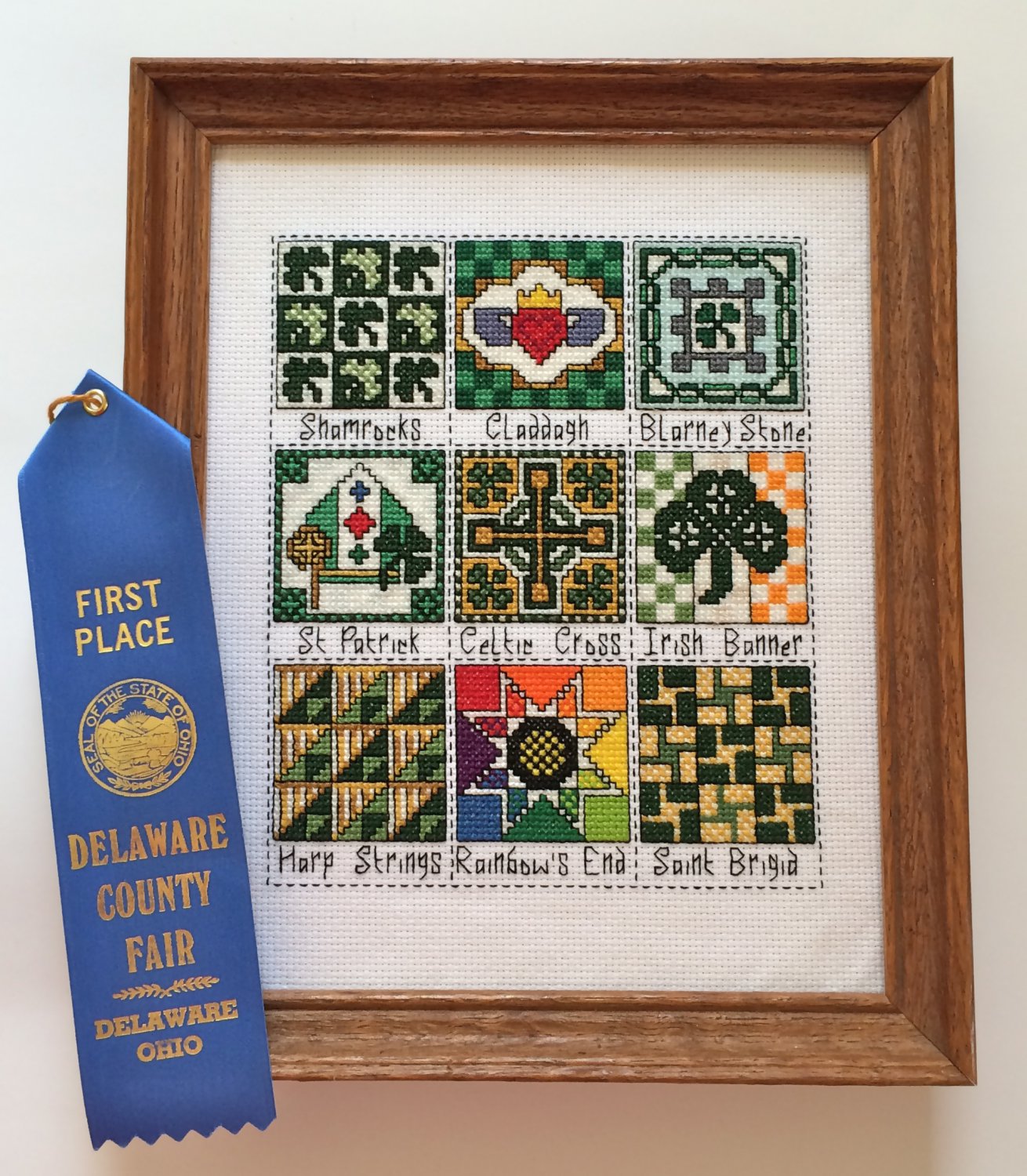 Irish Quilt Blocks Set 1 Chart PDF