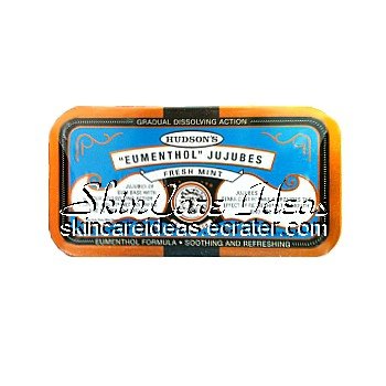 Hudson's Eumenthol Jujubes Fresh Mint 50g (Pack of 2)