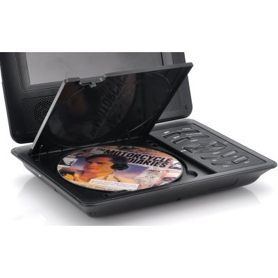 7 Inch Portable Multimedia DVD Player Converts CDs into MP3 Files.