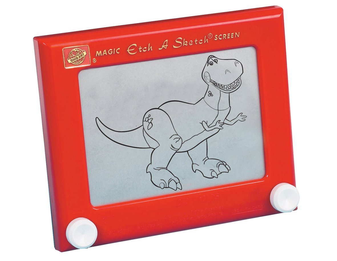 Etch-A-Sketch. The Original Laptop.