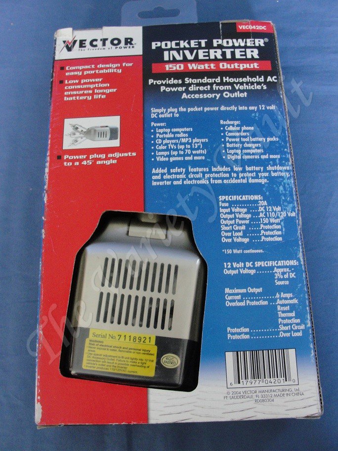 VEC042DC Vector Pocket Power Inverter