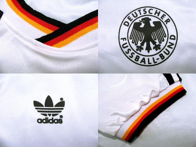 RETRO 1986 GERMANY HOME WORLD CUP NO. 11 RARE SOCCER SHIRT JERSEY # L