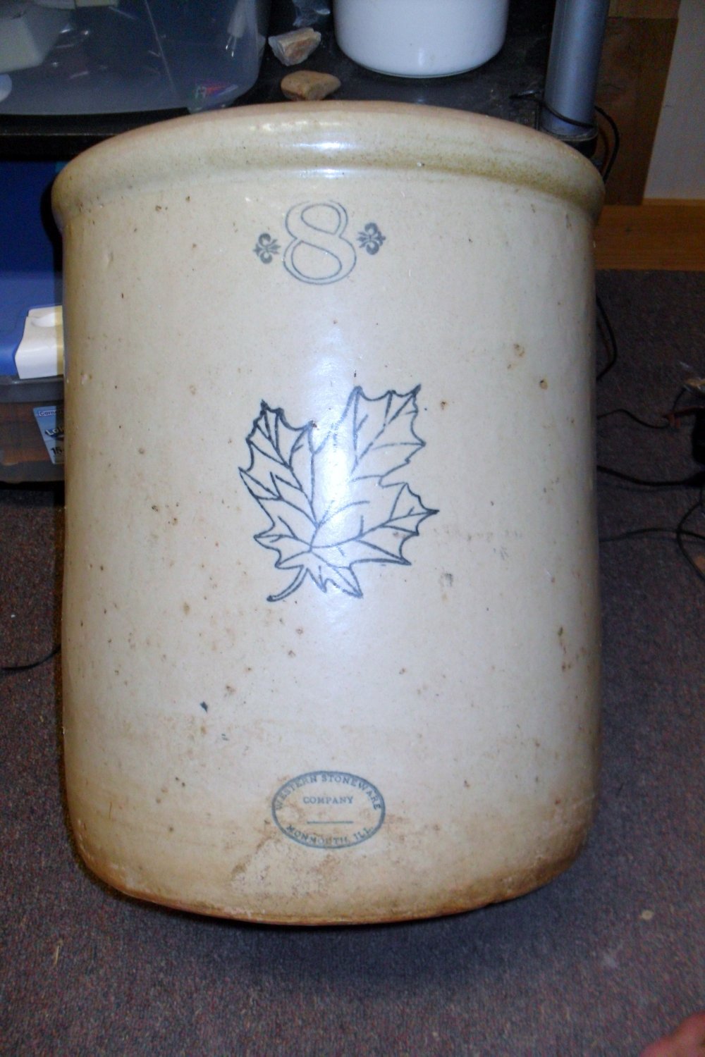 Antique Western Stoneware Crock