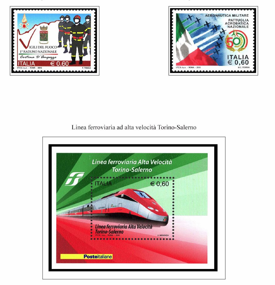 ITALY STAMP ALBUM PAGES CD 1861-2011 (461 color illustrated pages)