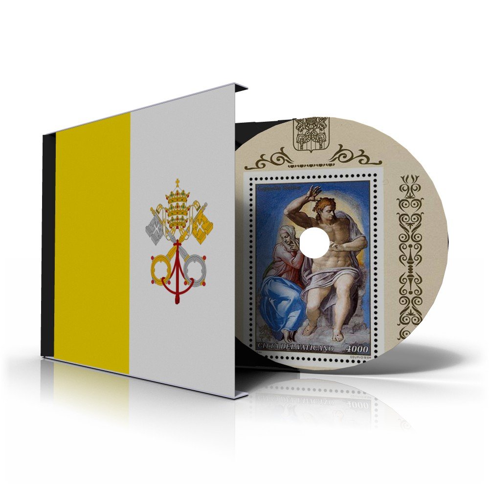 VATICAN CITY STAMP ALBUM PAGES 1921-2011 (191 color illustrated pages)
