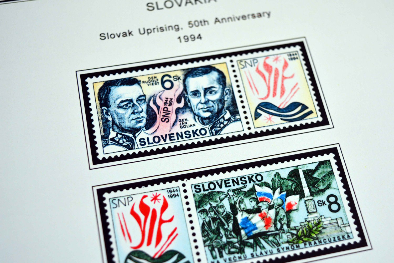 COLOR PRINTED SLOVAKIA 1939-2010 + 2011-2020 STAMP ALBUM PAGES (136 ...