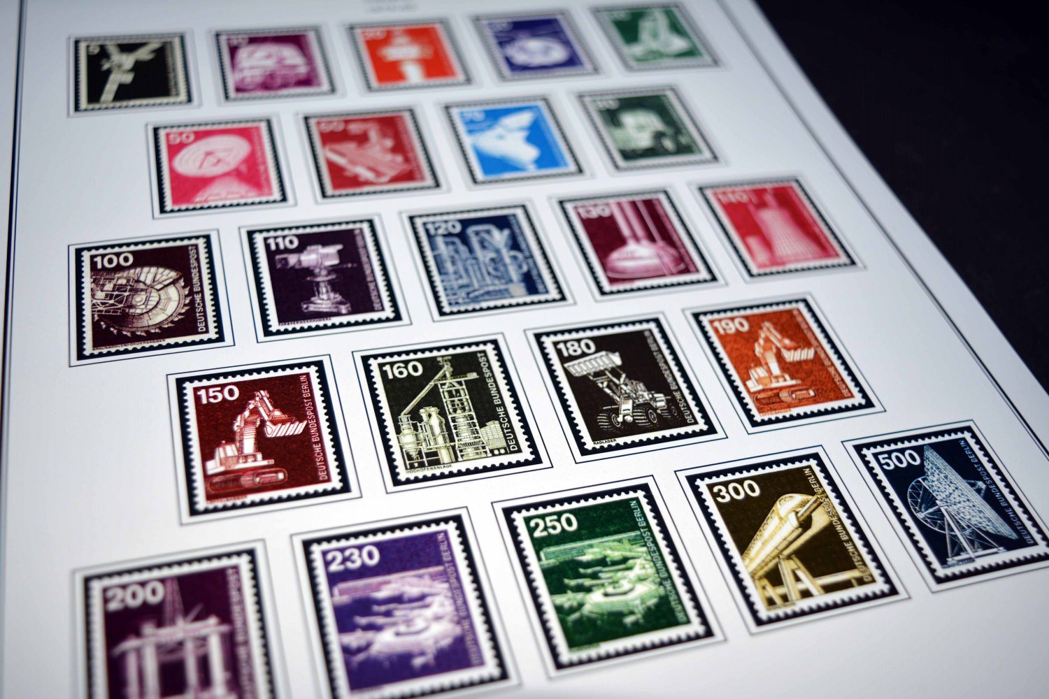 COLOR PRINTED GERMANY BERLIN 1948-1990 STAMP ALBUM PAGES (76 ...