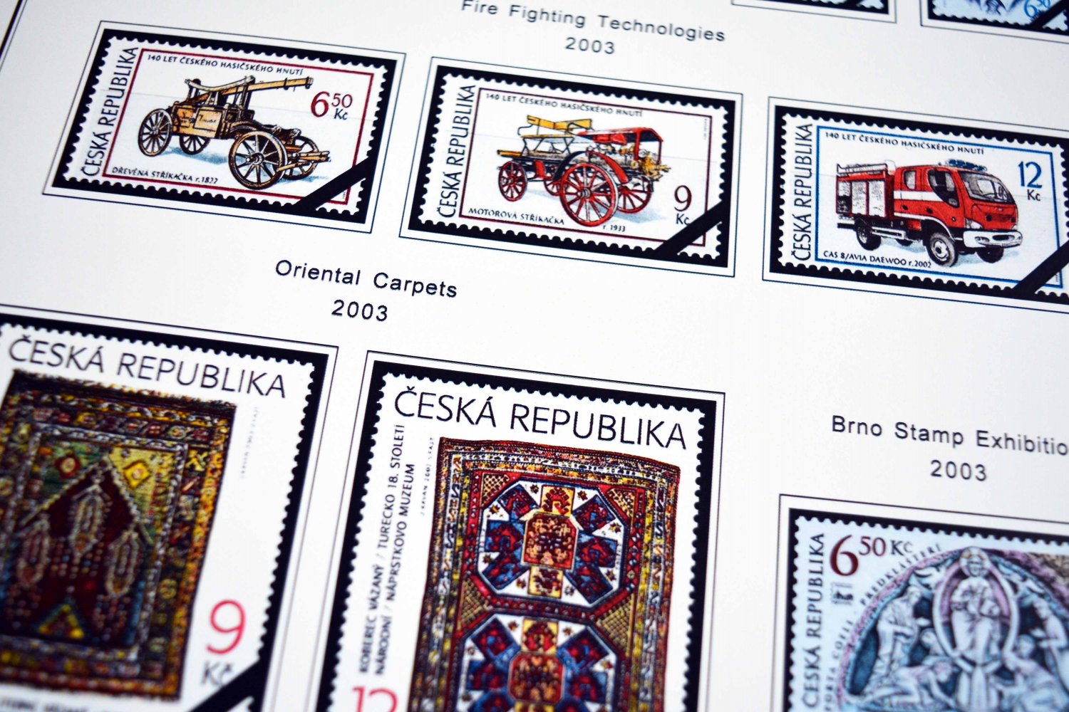 COLOR PRINTED CZECH REPUBLIC 1993-2010 STAMP ALBUM PAGES (90 ...