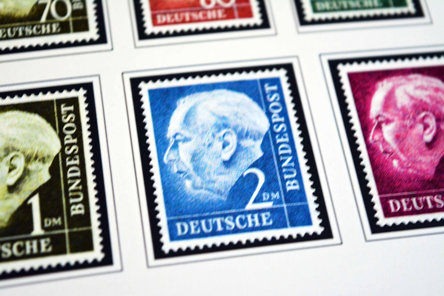 COLOR PRINTED GERMANY 1949-2010 STAMP ALBUM PAGES (299 illustrated pages)
