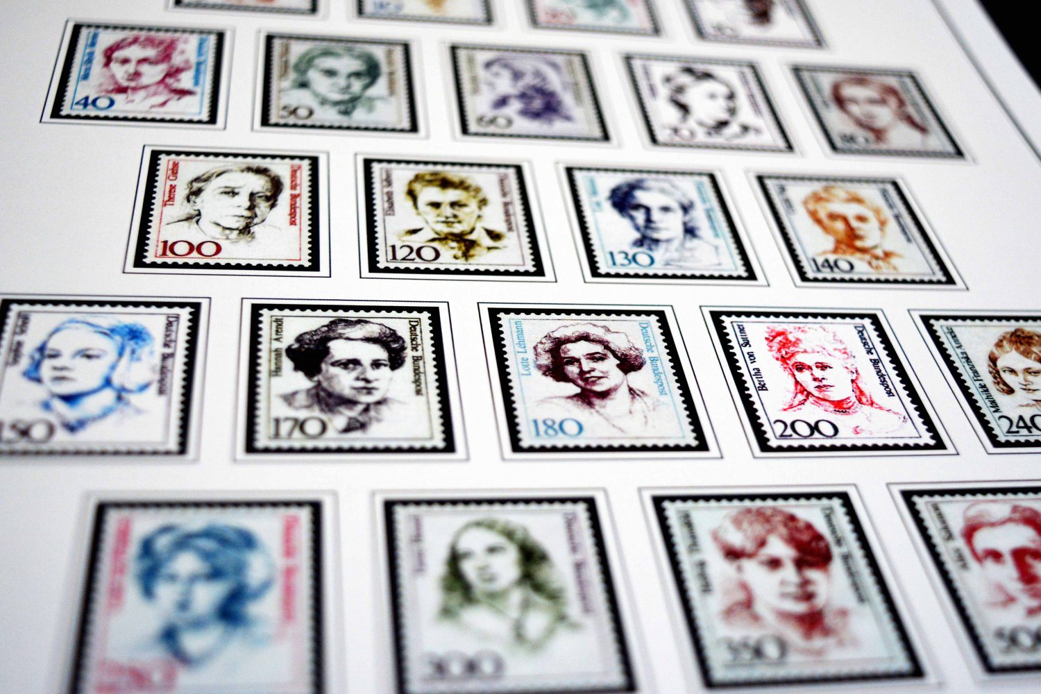 COLOR PRINTED GERMANY 1949-2010 STAMP ALBUM PAGES (299 illustrated pages)
