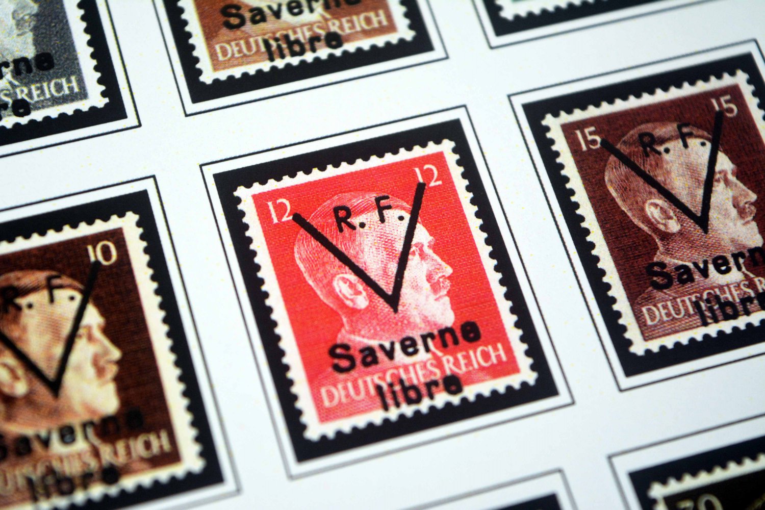 COLOR PRINTED FRANCE [LIBÉRATION] 1944 STAMP ALBUM PAGES (60 ...