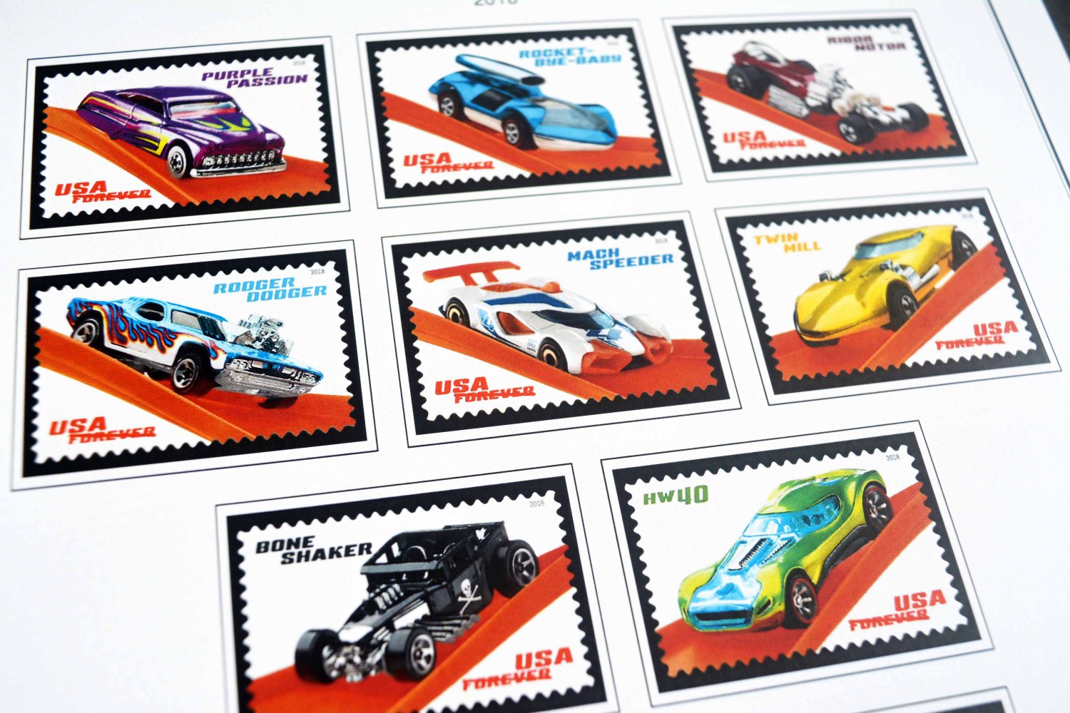 COLOR PRINTED U.S.A. 2011-2020 STAMP ALBUM PAGES (101 illustrated pages)