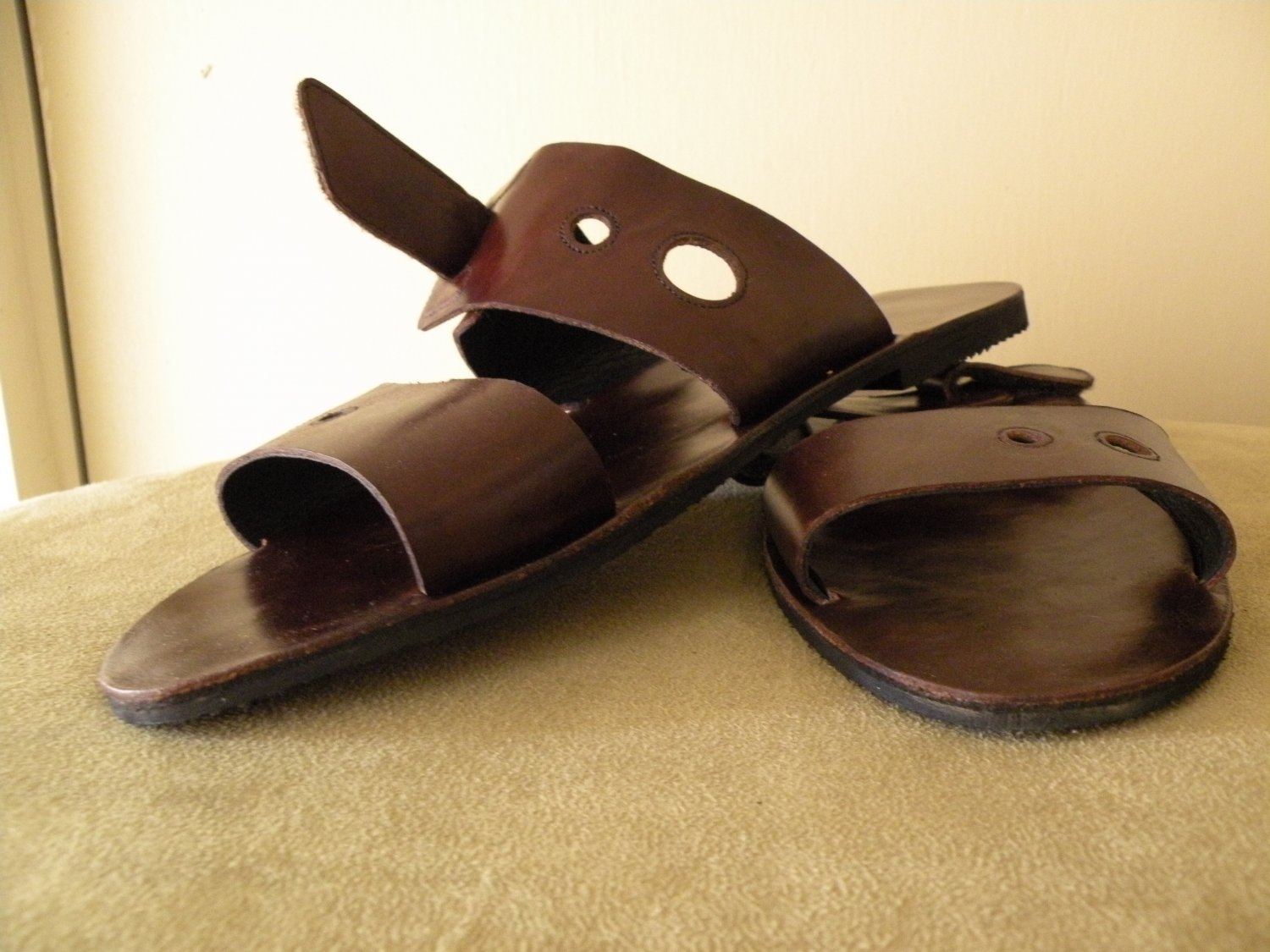 ATTOLLO HANDMADE MEN LEATHER FLIPFLOPS, SANDALS ALL SIZES