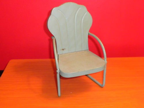 50's Miniature Metal Porch Chair