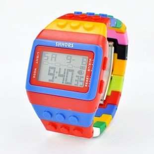 jelly table candy-color LED waterproof watch colorful
