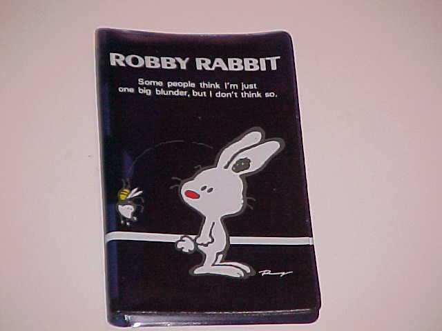 (SOLD 8.99) Vintage 1976 Sanrio Robby Rabbit Memo Pad and Pencil