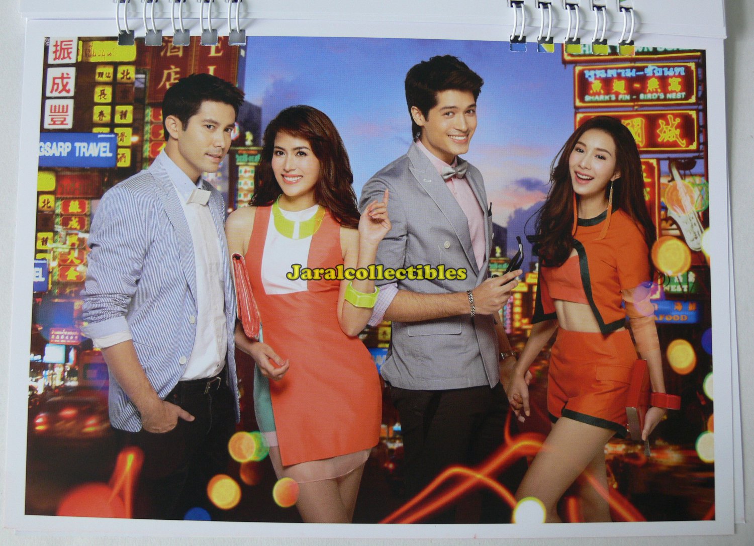 Desk Calendar 2013 Thai Lakorn Star Actor Actress Nadet Yaya Mario Boy ...