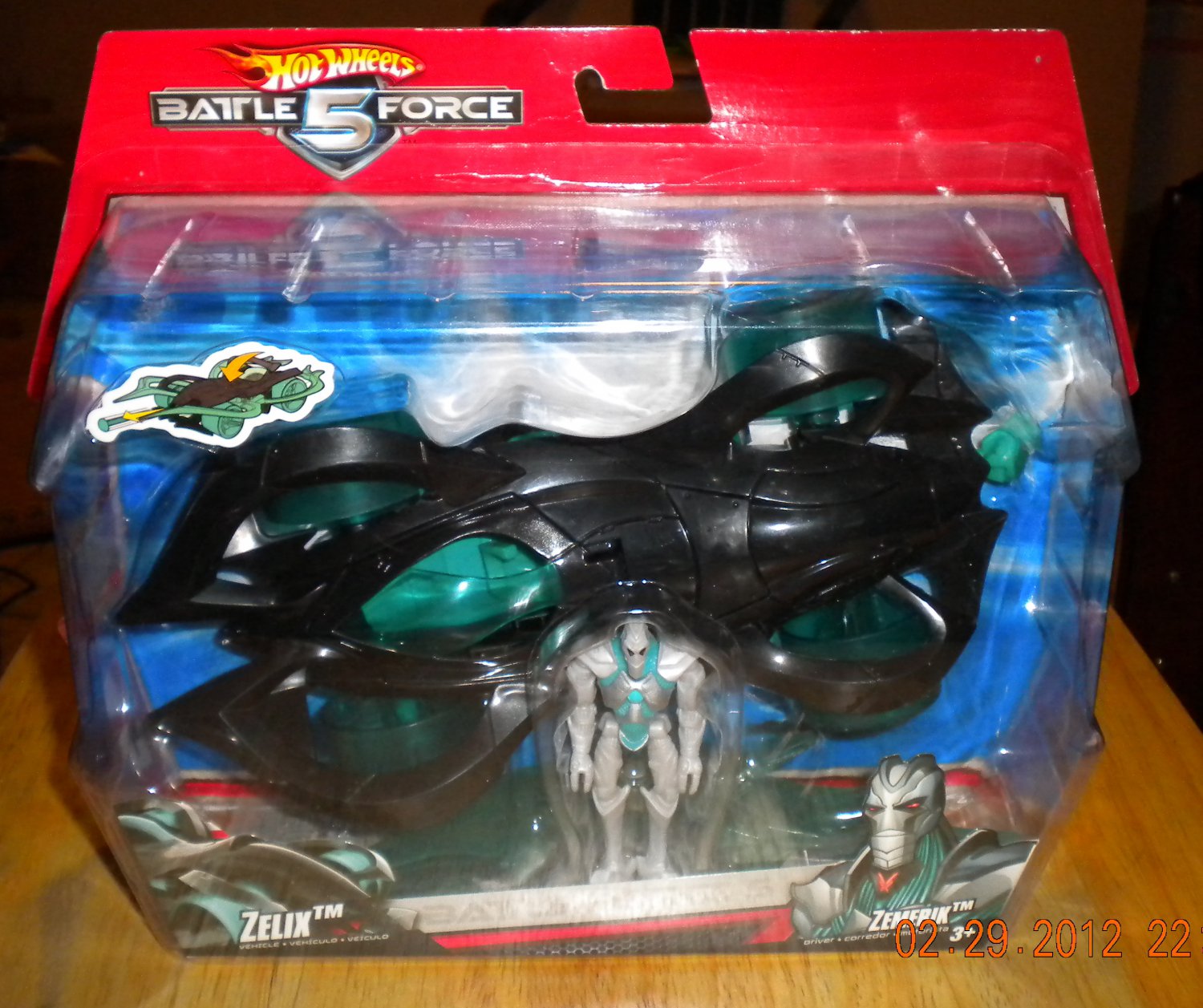 Battle Force 5 Zelix with Zemerick 1:24 Hot Wheels HTF International ...