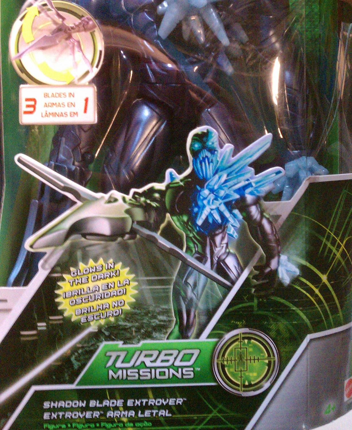 Mattel Max Steel Turbo Missions Shadow Blade Extroyer Figure New Rare VHTF