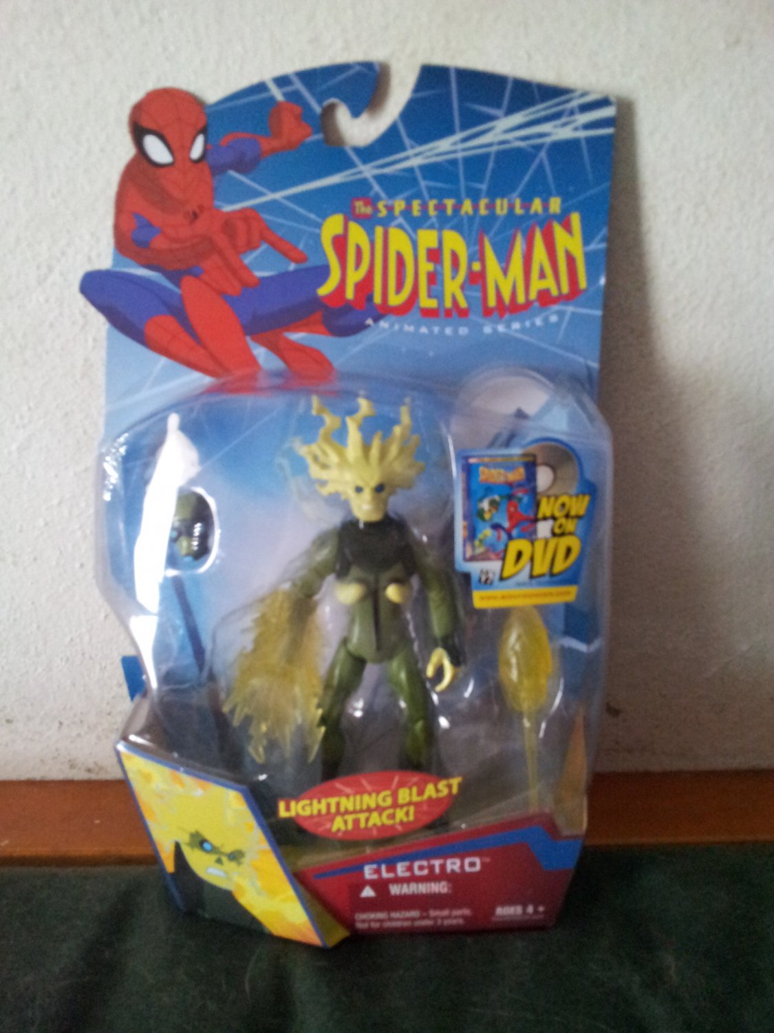 Electro Hasbro Spectacular Spider-Man Animated Series Figure New