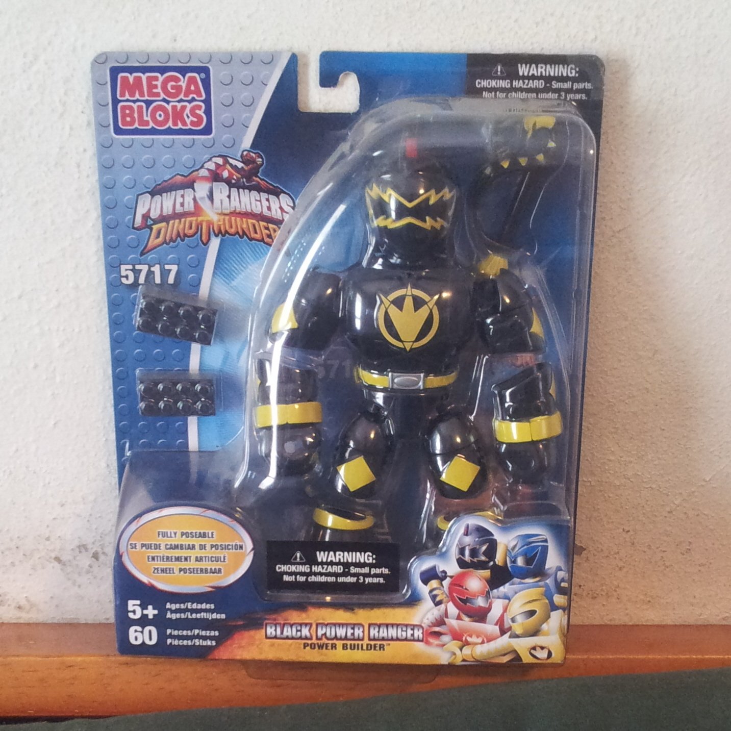 Mega Bloks Power Rangers Dino Thunder Power Builder Black Power Ranger