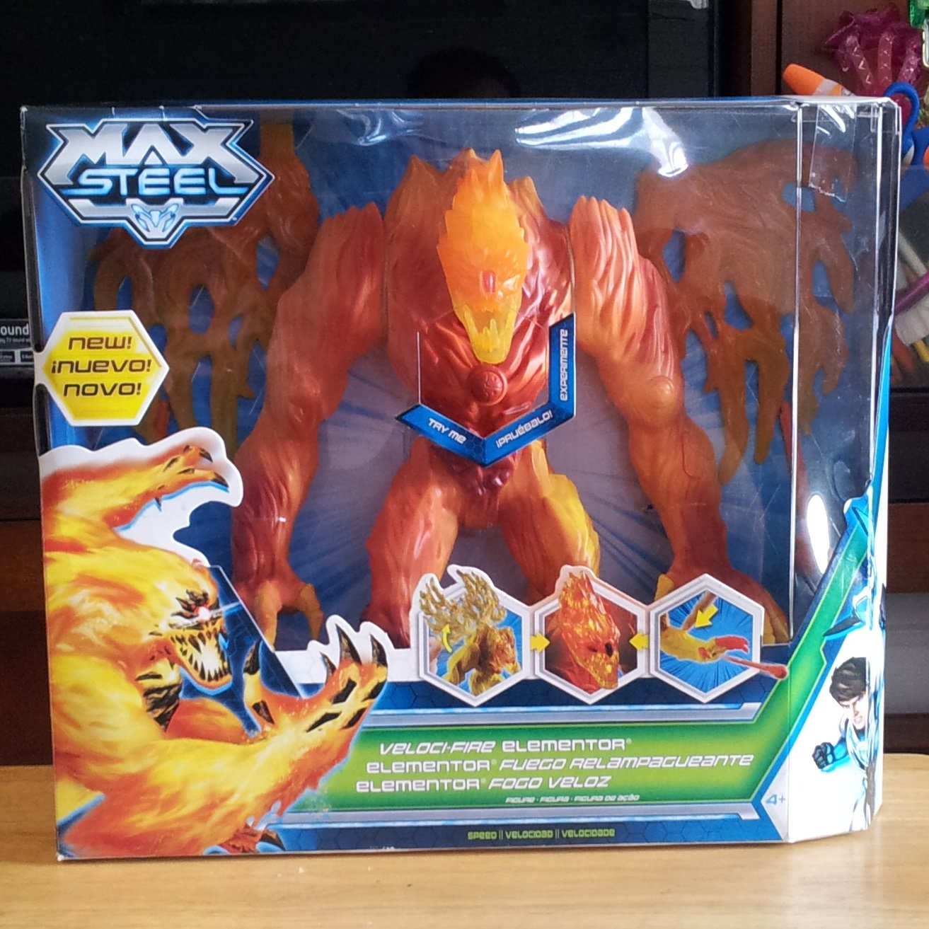 Mattel Max Steel Veloci-Fire Elementor New Series