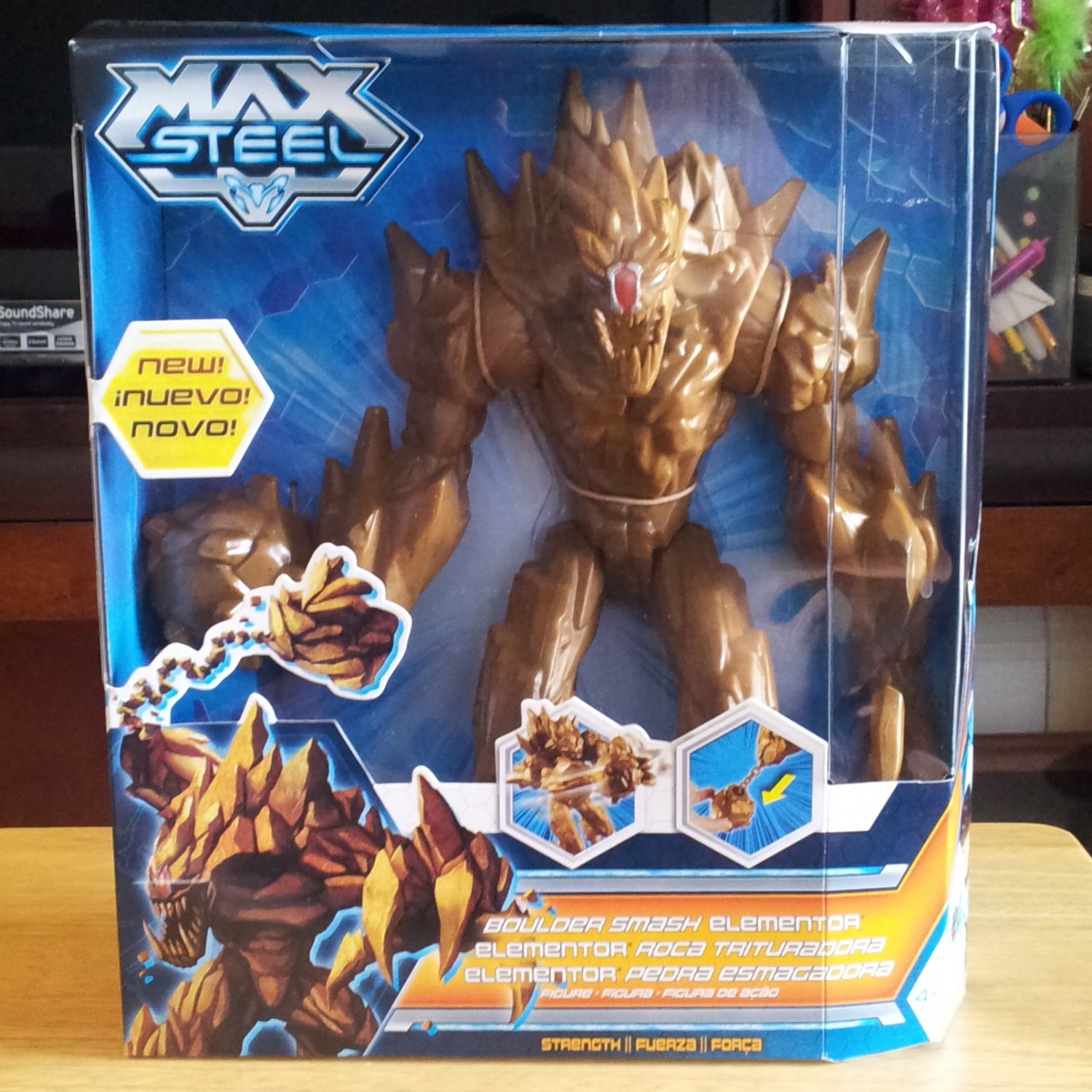 Mattel Max Steel Boulder Smash Elementor New Series