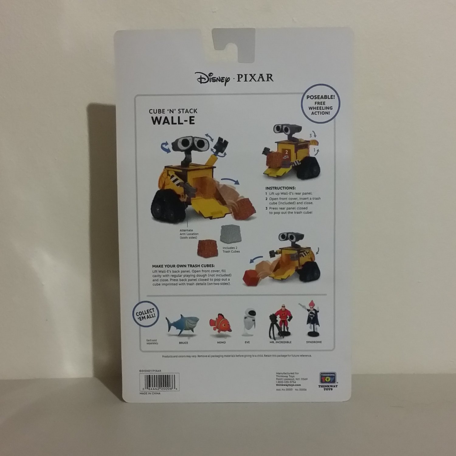 Disney Pixar's Cube 'N' Stack Wall-E by Thinkway Toys