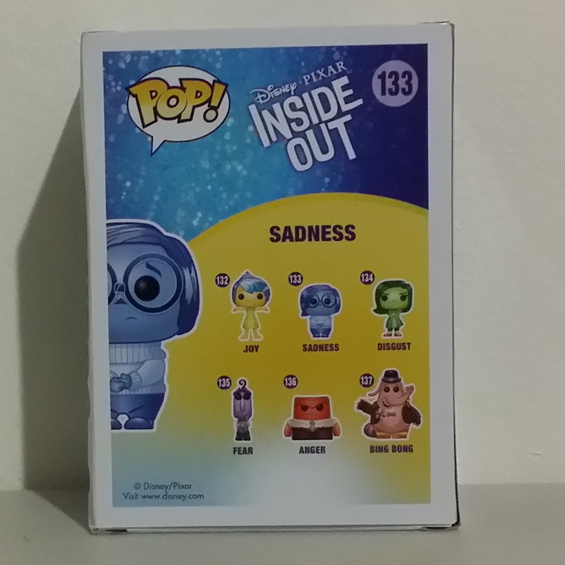 Funko POP! Disney Sadness from Inside Out Summer Convention Exclusive