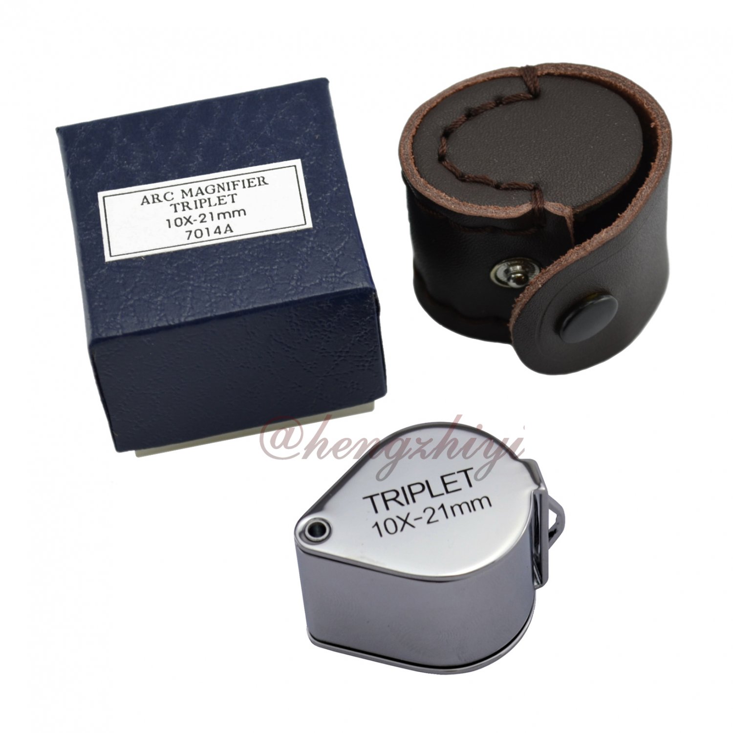 10X 21mm Jewelry Diamond Gemstone Triplet Loupe Magnifier w Achromatic ...