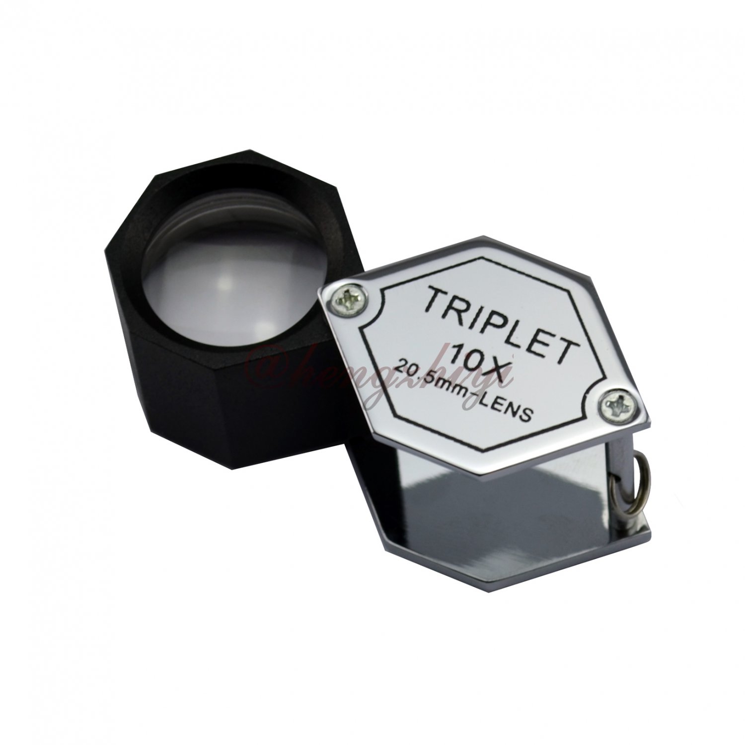 10X Jewelry Diamond Gem Triplet Loupe Maganifier w 20.5mm Top Quality ...