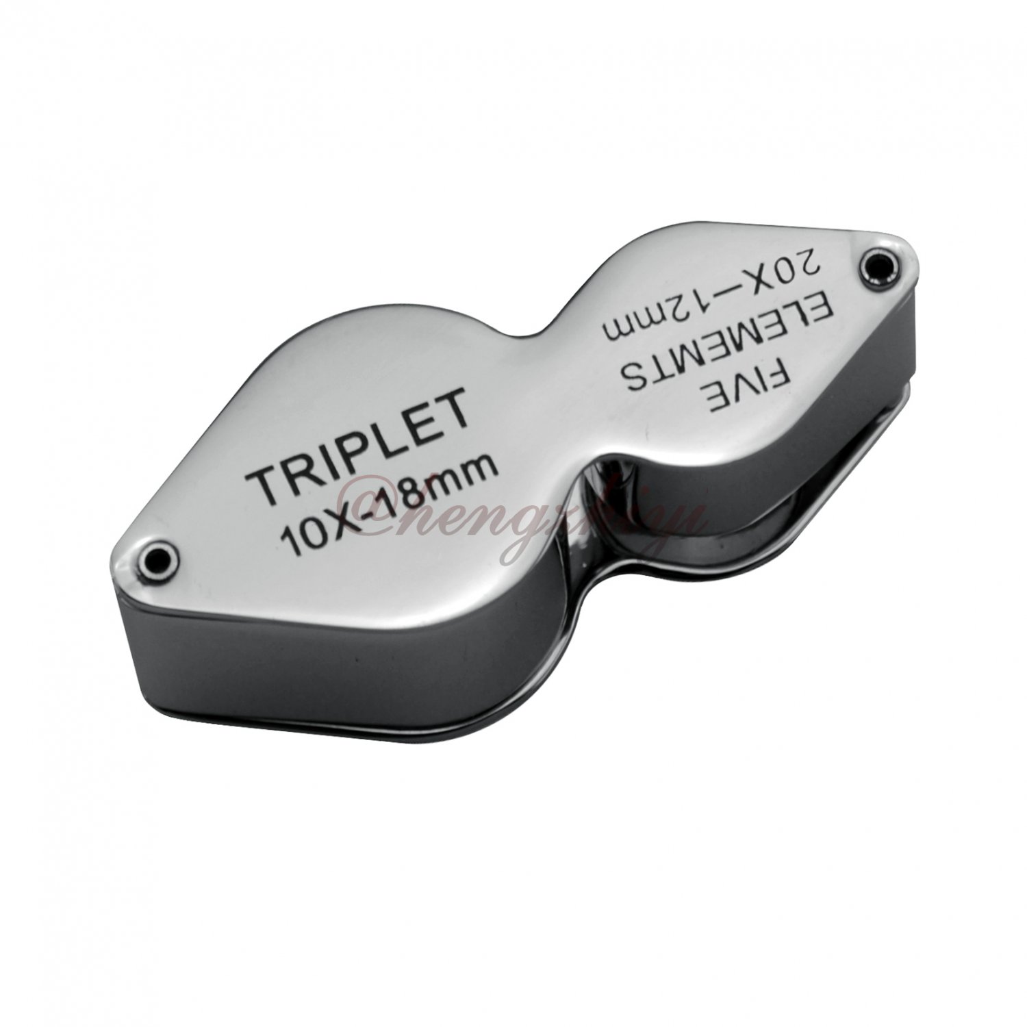 2-In-1 10X 18mm + 20X 12mm Diamond Gem Jewelry Triplet Loupe Magnifier ...