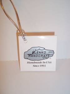 BLENKO HANDMADE GLASS CLOVER GREEN 8.75" CHRISTMAS HOLIDAY TREE Made in ...