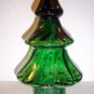BLENKO HANDMADE GLASS CLOVER GREEN 8.75" CHRISTMAS HOLIDAY TREE Made in ...