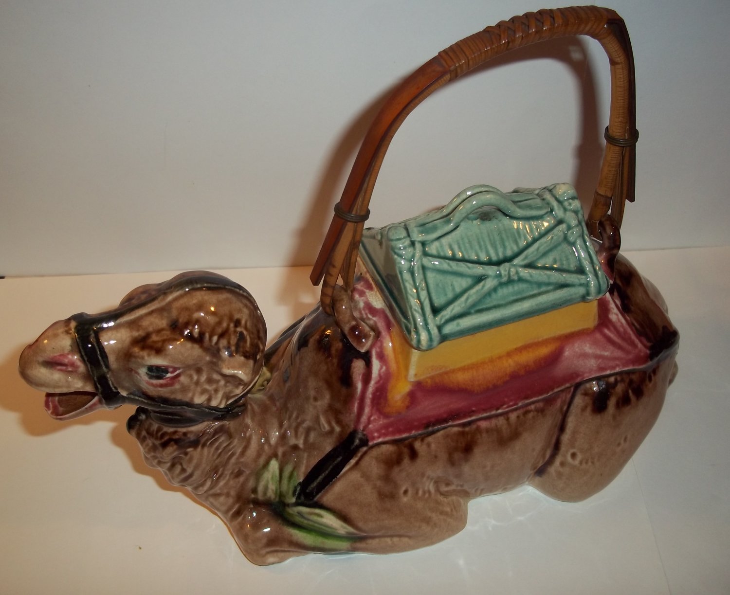 Vintage Hand Painted Japan Japanese Moriyama Pottery Figural Camel ...