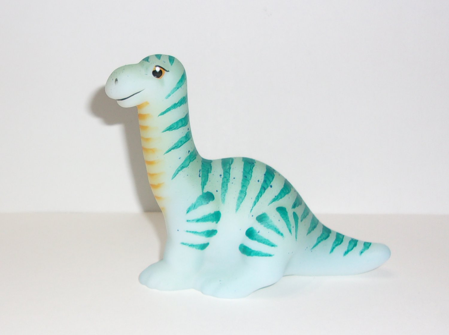 Fenton Glass Natural Dinosaur Figurine FAGCA Exclusive Ltd Ed of 36 CC ...