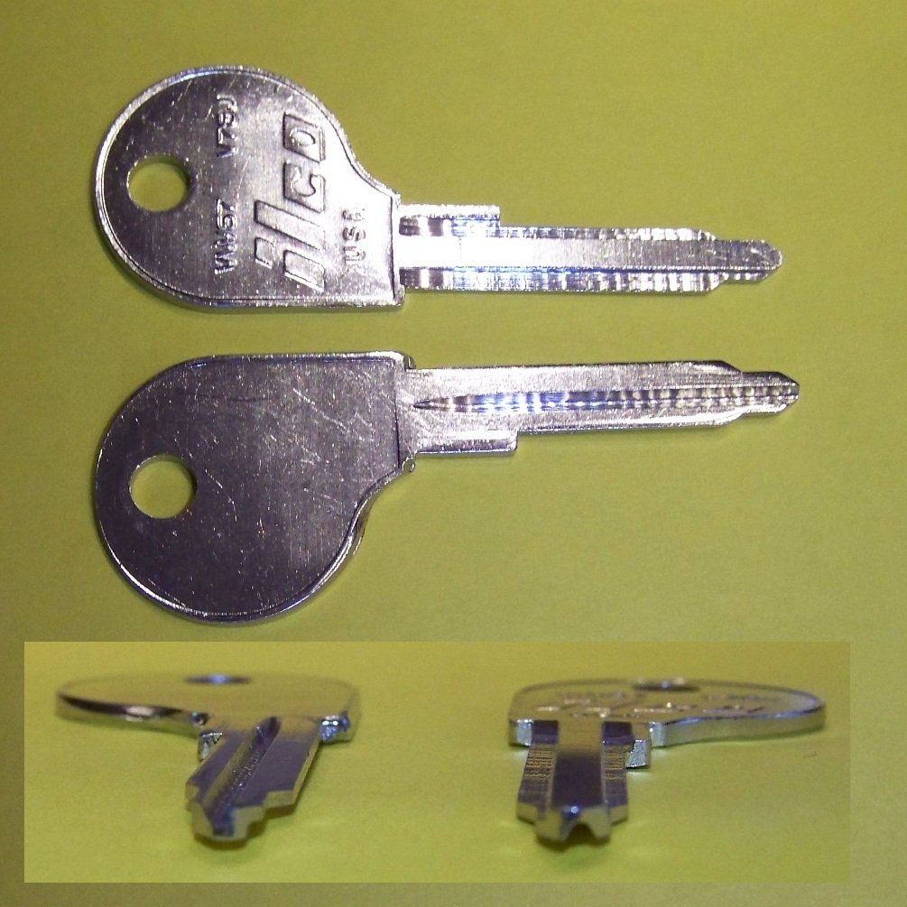 Volkswagen VW Beetle Karmann Ghia Type 3 1966-1970 Key Blank (Ilco) K ...