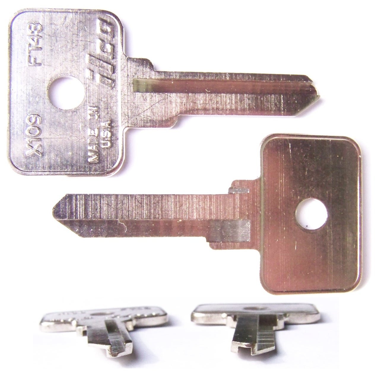 Alfa Romeo key blank 1970-1980, Fiat 1967-1983