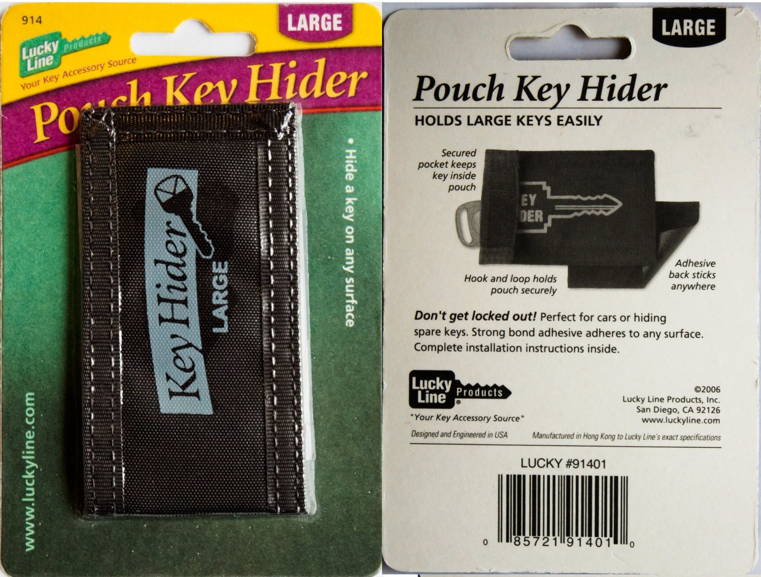 Key Hider Cache Velcro Pouch