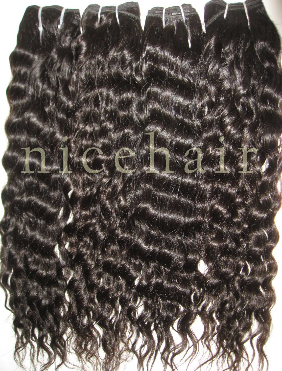 Natural Virgin Brazilian hair weave Deep Wavy Hair weft 24" 8oz 2paks ...