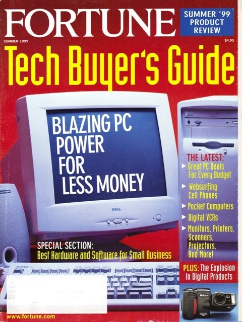 FORTUNE MAGAZINE summer 1999 Tech Buyer's Guide issue