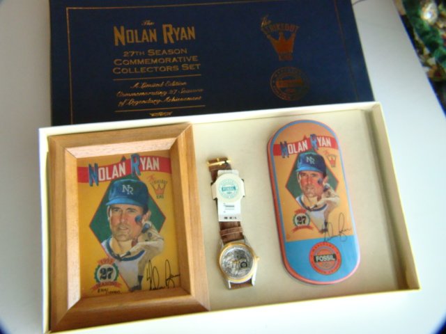 Nolan Ryan 27th Season Commemorative Watch Collectors Set
